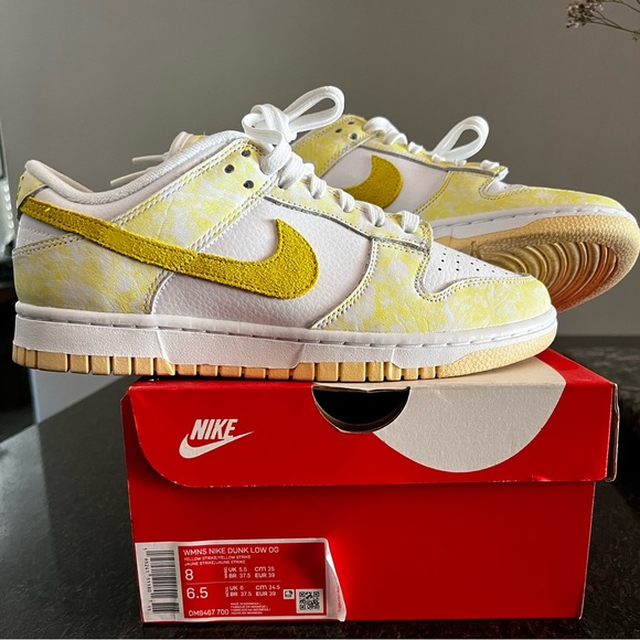 Nike | Shoes | Nike Dunk Low Yellow Strike Sneakers | Poshmark